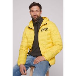 CAMP DAVID Herren Outdoorjacke, gelb, Gr. L, bedruckt, bestickt, Steppware, Material: 100% Polyamid, Futter: 100% Polyester, F&uuml;llung: 100% Polyester,