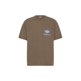 !Solid SOLID Herren Rundhalsshirt "Rundhalsshirt SDTenny", braun, Gr. L, Obermaterial: 100% Baumwolle CO., Shirts