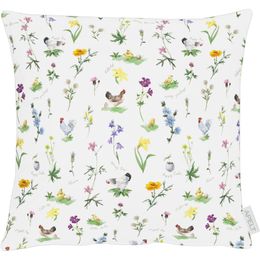 Dekokissen Apelt, B:40cm L:40cm, bunt, Baumwolle, Polyester, Dekokissen_Sitzkissen_Kissenh&uuml;llen, "6412", Kissenh&uuml;lle ohne F&uuml;llung, 1 St&uuml;ck