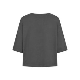 Freequent Damen Strickpullover "FQCONNY-PULLOVER", schwarz, Gr. S, unifarben, Strick, Obermaterial: 80% Viskose, 20% Polyamid, Pullover, 3/4-Arm mit
