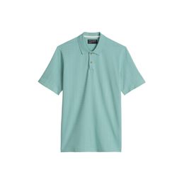 Marc O'Polo MARC O'POLO Herren Poloshirt "im strukturierten Karo-Jacquard"midnight moss, Gr. M, unifarben, Obermaterial: 100% Baumwolle, Shirts