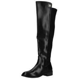 Steve Madden Damen Overkneestiefel "Steve Madden Stiefel Lederimitat/Textil", Gr. 38, schwarz, Lederimitat, Textil, Schuhe