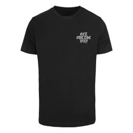 T-Shirt MisterTee "MisterTee Get Out The Way Tee", Jungen, Gr. S, schwarz, 100% Baumwolle, bedruckt, normal, Rundhals, Shirts T-Shirt