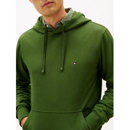 Tommy Hilfiger Herren Hoodie "ESSENTIAL TERRY"mountain pine, Gr. XL, Sweatware, Obermaterial: 100% Baumwolle, Sweatshirts, mit Tunnelzug und