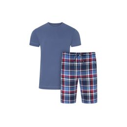 Jockey Herren Schlafanzug "Pyjama Everyday 1/2 Knit Short Pyjama", Gr. M, bunt, Obermaterial: 50% Baumwolle CO. 50% Modal CMD., Homewear-Sets