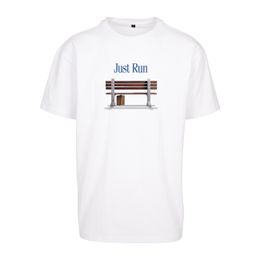T-Shirt "Upscale by Mister Tee Unisex Credits Oversize Tee", Damen, Gr. XL, wei&szlig;, 100% Baumwolle, UPSCALE BY MISTER TEE, unifarben, oversize, ohne Ausschnitt, Shirts T-Shirt