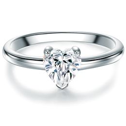 Solit&auml;rring TRILANI "X557" Gr. 52, silber, Fingerringe, Damen, 52, Silber 925 (Sterlingsilber), 2mm, mit Zirkonia im Brillant-Look