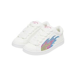 Buffalo Damen Trainingsschuh "Buffalo LIBERTY GLAM", Gr. 38wei&szlig;, blau, pink, Polyurethan, Schuhe