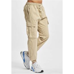 2Y Premium Herren Cargohose "2Y Premium Herren 2Y Basic Cargo Denim", beige, Gr. 36, unifarben, 97% Baumwolle, 3% Elasthan, Hosen