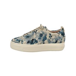 Paul Green Damen Plateausneaker "Paul Green Sneaker Textil", Gr. 41blau, Textil, Schuhe
