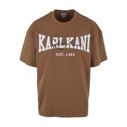 Karl Kani Herren T-Shirt "Karl Kani Herren", braun, Gr. M, unifarben, 100% Baumwolle, Shirts
