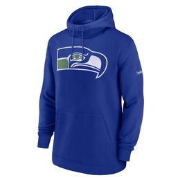 Nike Damen Kapuzenpullover "Nike Hoodie Seattle Seahawks Nike", schwarz, Gr. L, 82% Baumwolle, 18% Polyester, Pullover