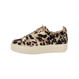 Paul Green Damen Plateausneaker "Paul Green Sneaker Textil", Gr. 39leopard, Textil, Schuhe
