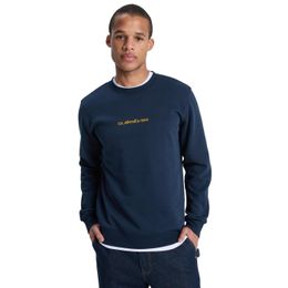 Sweatshirt Quiksilver "Graphic", Herren, Gr. L, schwarz navy, Obermaterial: 60% Walkfrottier, 40% Microfaser;, Sweatshirts Sweatshirt