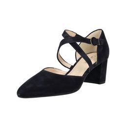 Gabor Damen Pumps "Gabor Pumps Leder", Gr. 37,5dunkelblau, Leder, Schuhe