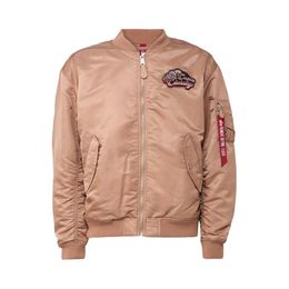 Alpha Industries Jacke 'MA-1 Candy' Herren Gr&ouml;&szlig;e XL braun / gelb / apricot / pink