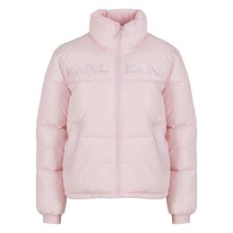 Karl Kani Damen Winterjacke "Karl Kani Retro Essential Puffer Jacket"pink, Gr. M, unifarben, 100% Polyester, Jacken