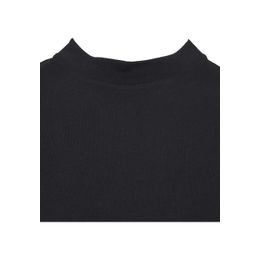 Urban Classics Damen Shirtkleid "Urban Classics Damen Ladies Turtle Extended Shoulder Dress", schwarz, Gr. L, unifarben, 100% Baumwolle, Kleider