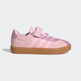 M&auml;dchen Sneaker "KINDER VL COURT 3.0 KIDS", adidas Sportswear, Gr. 32clear pink, clear pink, gum10, Leder, Synthetik, Schuhe, mit Klettverschluss,