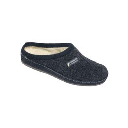 Schawos Herren Pantoffel, Gr. 46, schwarz, Textil, Schuhe