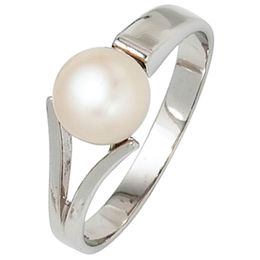 Jobo Damen Perlenring, 56, Perlen Silber 925 (Sterlingsilber), silber, Perlen, Silber 925 (Sterlingsilber), Fingerringe, 925 Silber mit einer