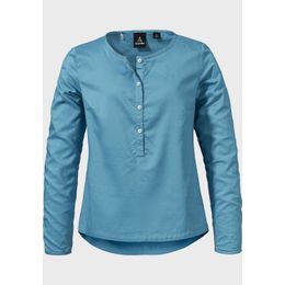 Sch&ouml;ffel SCH&Ouml;FFEL Damen Outdoorbluse "Blouse Catania L", blau, Gr. 36, Oberstoff : 69% Baumwolle 25% Nylon 6% Hanf, Blusen