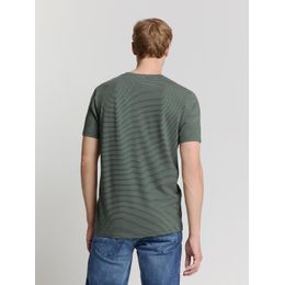 NO EXCESS Herren T-Shirt "NO EXCESS Gestreiftes Crewneck t-shirt", grau, Gr. XXXL, 100% Baumwolle, Shirts