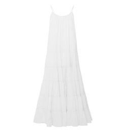 NASSAU BEACH Damen Maxikleid "NB231049", wei&szlig;, Gr. L, 100% Baumwolle, Kleider