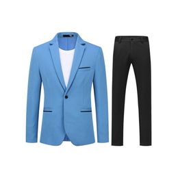 YOUTHUP Suit male Blue size 48