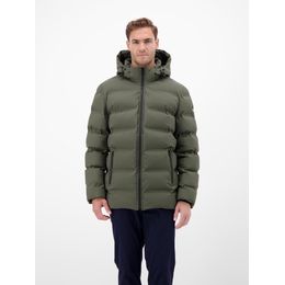 Lerros Herren Outdoorjacke, gr&uuml;n, Gr. L, unifarben, Web, Obermaterial: 100% Polyester, Jacken, mit Kapuze