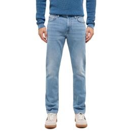 Mustang Herren Slim-fit-Jeans "Herren Style Vegas Slim"blau 434, Gr. 34, unifarben, Denim/Jeans, 99% Baumwolle, 1% Elasthan, Jeans