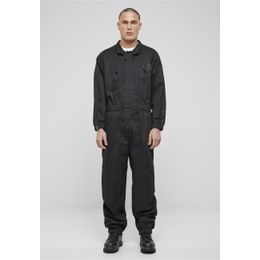 Brandit Herren Jumpsuit "Brandit Herren Einsatzkombi"schwarz, Gr. 5XL, unifarben, 80% Polyester, 20% Baumwolle, Overalls