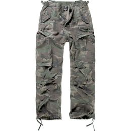 Brandit Herren Cargohose "Brandit Herren M-65 Vintage Cargo Pants", gr&uuml;n, Gr. M, 100% Baumwolle, Hosen