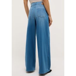 Angels Damen 5-Pocket-Jeans "LIVA"light blau used, Gr. 38, unifarben, Denim/Jeans, Obermaterial: 89% Baumwolle, 8% Polyester, 3% Elasthan, Jeans, mit