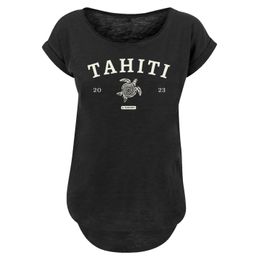 F4NT4STIC Damen T-Shirt "PLUS SIZE Tahiti", schwarz, Gr. XXL, Obermaterial: 100% Baumwolle, Shirts, Print