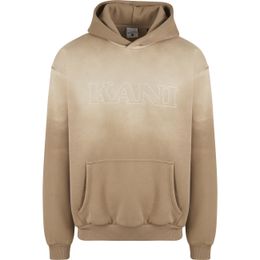 Karl Kani Herren Kapuzenpullover "Karl Kani Retro Washed Os Hoodie"taupe, Gr. XS, mehrfarbig, 80% Baumwolle, 20% Polyester, Pullover