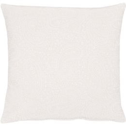 Dekokissen Apelt, B:39cm L:39cm, wei&szlig;, Kunstfaser, Polyester, Dekokissen_Sitzkissen_Kissenh&uuml;llen, "7907 Uni Paisley", Kissenh&uuml;lle mit F&uuml;llung, 1 St&uuml;ck