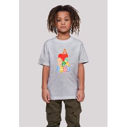 F4NT4STIC M&auml;dchen T-Shirt "Care Bears The Original 10", grau, Gr. 122, Obermaterial: 100% Baumwolle, Shirts, Premium Qualit&auml;t