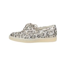 Paul Green Damen Bootsschuh "Paul Green Halbschuhe Leder", Gr. 41leopard, Leder, Schuhe