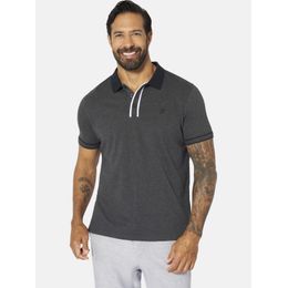 Jan Vanderstorm Herren Poloshirt "Poloshirt ISFRIED", silber, Gr. L, Obermaterial: 50% Baumwolle CO. 50% Polyester COOLMAX PES(Coolmax)., Shirts