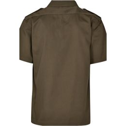 Brandit Herren Kurzarmhemd "Brandit Herren Short Sleeves US Shirt", braun, Gr. 7XL, unifarben, 80% Polyester, 20% Baumwolle, Hemden