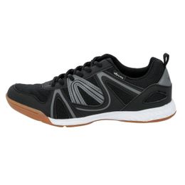 Lico Herren Hallenschuh "Sportschuh Fit Indoor", Gr. 43, schwarz, Synthetik, Schuhe