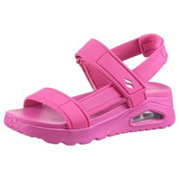 Skechers Damen Sandale "UNO-FUN STAND", Gr. 41, pink, Textil, unifarben, Schuhe, mit Skech-Air Ausstattung