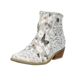 Laura Vita Damen Stiefelette "Laura Vita Stiefelette Leder/Textil", Gr. 37, bunt, Leder, Textil, Schuhe