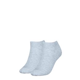 Tommy Hilfiger Damen Sneakersocken "TH WOMEN SNEAKER 2P", Gr. 35light blau melange, Baumwollmischung, Socken, Verst&auml;rkte Ferse und Spitze f&uuml;r