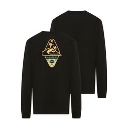 Quiksilver Jungen Longsleeve "POST IT MININOON LS PACK YTH", schwarz, Gr. 16, Obermaterial: 100% Baumwolle, Shirts, 2er-Pack, Langarm-Design,