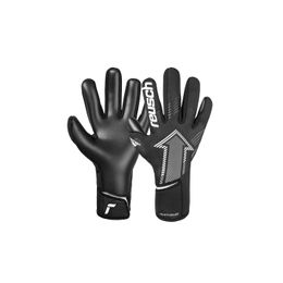 Reusch Damen Torwarthandschuhe "Fastgrip Infinity", schwarz, Gr. 11, unifarben, 50% Elastodien, 41% Polyester, 7% Polyurethan, 2% Polyamid,