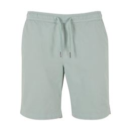 Stoffhose Urban Classics "Urban Classics Herren Stretch Twill Joggshorts", Herren, Gr. M, US-Gr&ouml;&szlig;en, frostmint, 98% Baumwolle, 2% Elasthan, unifarben, normal, Hosen Stoffhose