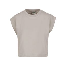 T-Shirt Urban Classics "Urban Classics Ladies Oversized Boxy Heavy Tee", Damen, Gr. XL, cloud, 100% Baumwolle, unifarben, oversize, Rundhals, Shirts T-Shirt