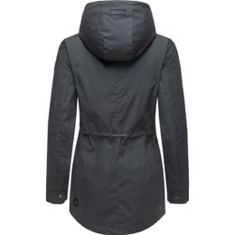 Ragwear Damen Winterjacke "Monadis Black Label", grau, Gr. M, Au&szlig;enmaterial: 65% Polyester, 35% Baumwolle. Innenfutter: 100% Polyester. Wattierung: